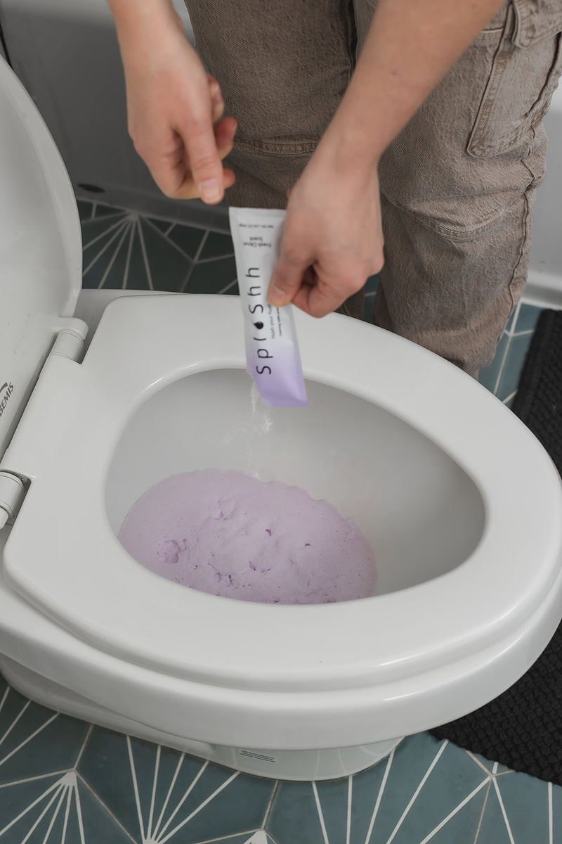 SplaShh Instant-Foaming Toilet Powder Single-Use Packets – Splashh Powder
